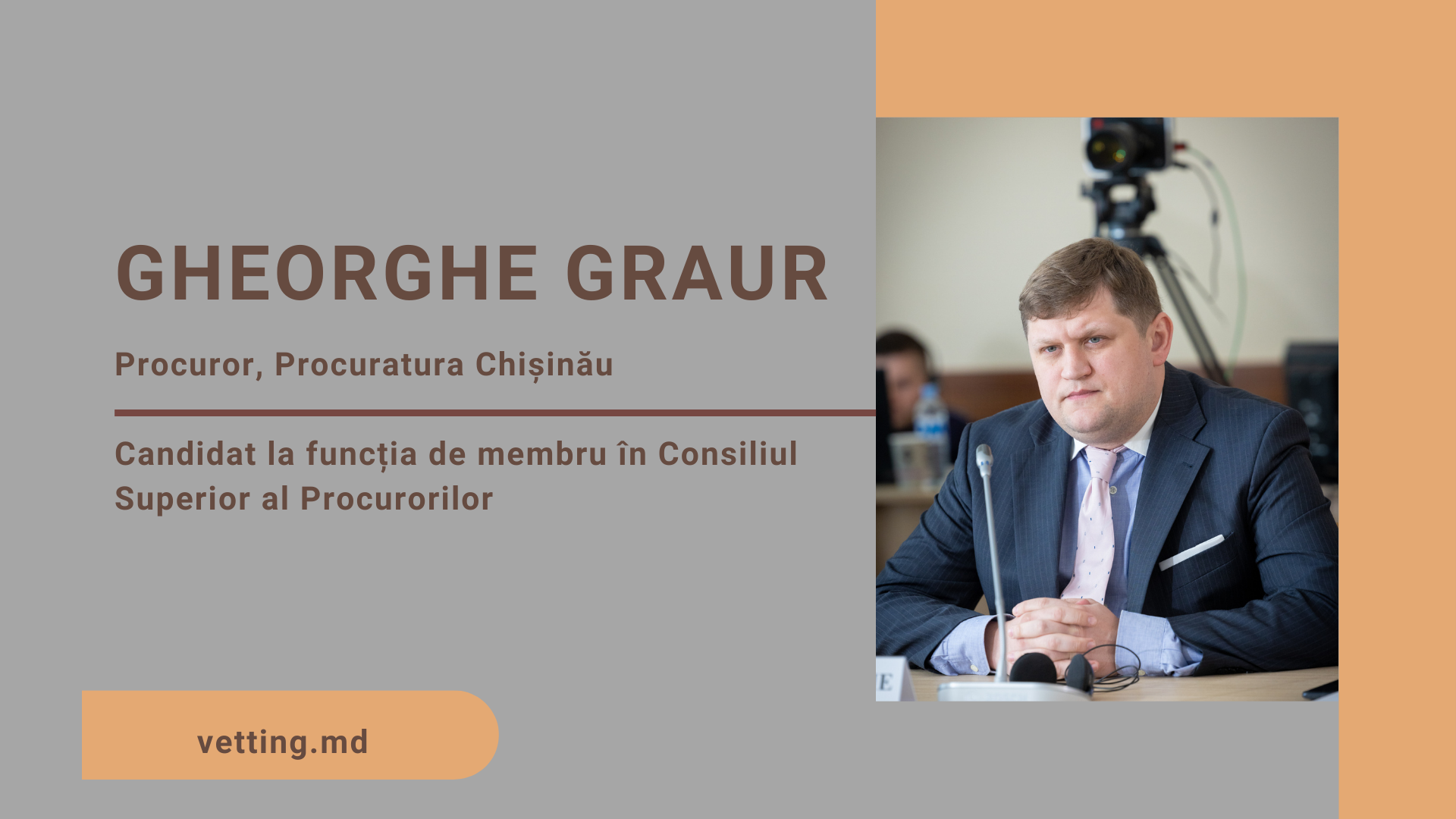 Audierea publică a lui Gheorghe Graur - Comisia „Pre-Vetting”
